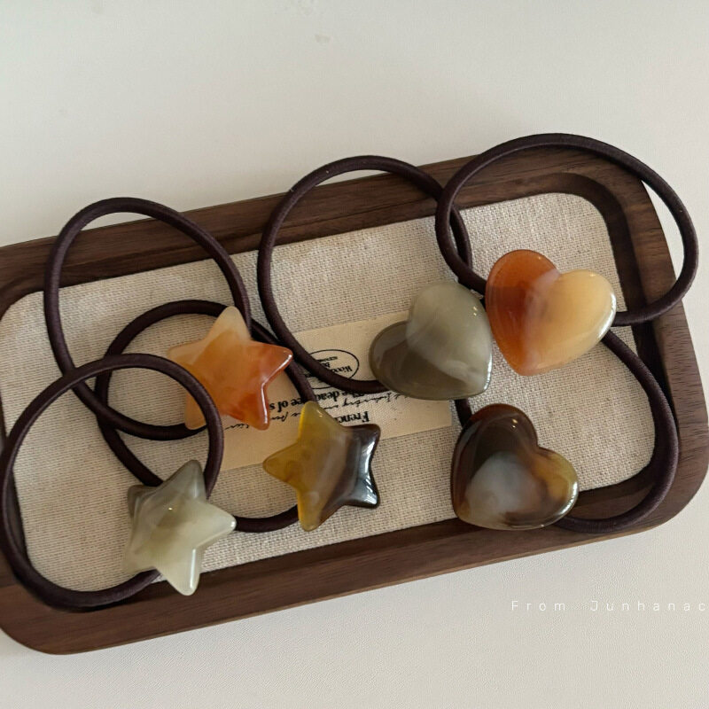 ヘアゴム｜グラデーション・ハート・星・髪飾り・シンプル・エレガント・ヘアアクセサリー | ファッション | 7sGood通販