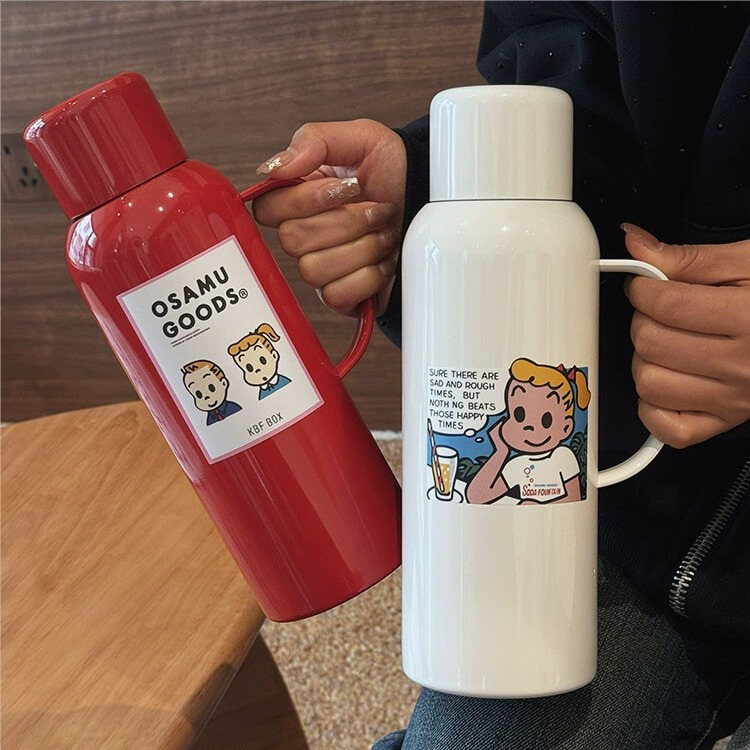 大容量保温ボトル｜ステンレス・茶こし付き・温度表示機能・厚手・ティーカップ・新作・820ml | ホーム＆キッチン | 7sGood通販