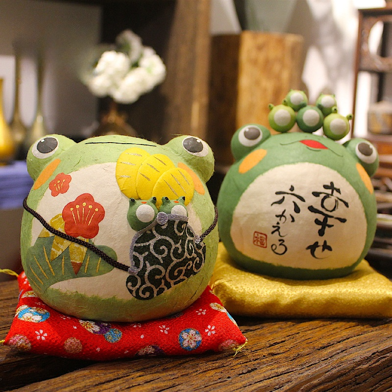 置物・新春の祈りもの｜カエル・置物・装飾・誕生日ギフト・工芸品・巳年祈り・無事帰る | ホーム＆キッチン | 7sGood通販