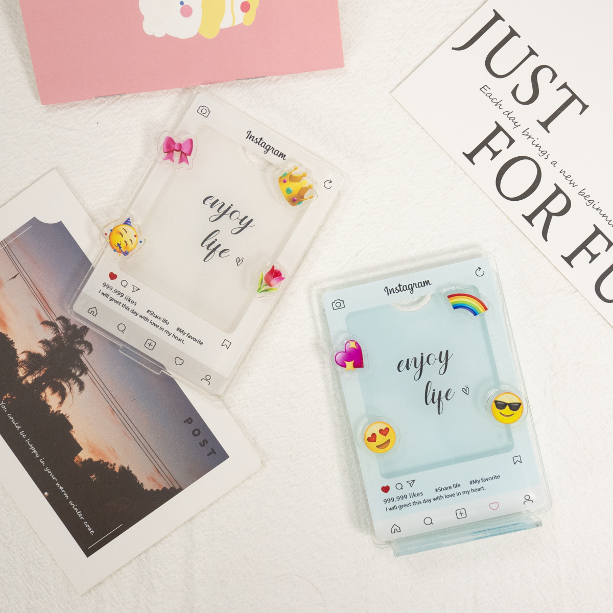 insアクリルカードスタンド｜3インチ写真挿入可能・おもしろい・テーブルディスプレイ・スターフォトフレーム | オリジナル&ハンドメイド | 7sGood通販